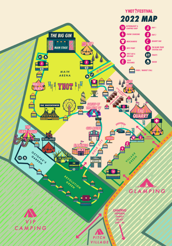 THE Y NOT MAP IS HERE! - Y Not Festival