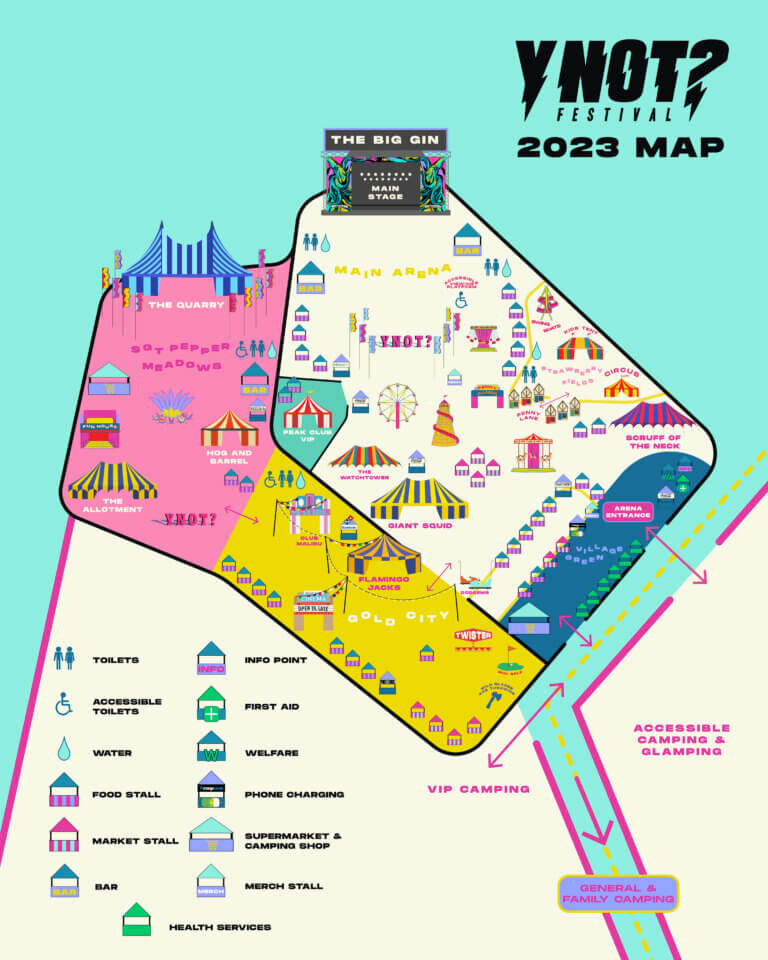 THE Y NOT MAP IS HERE! 🗺️ - Y Not Festival