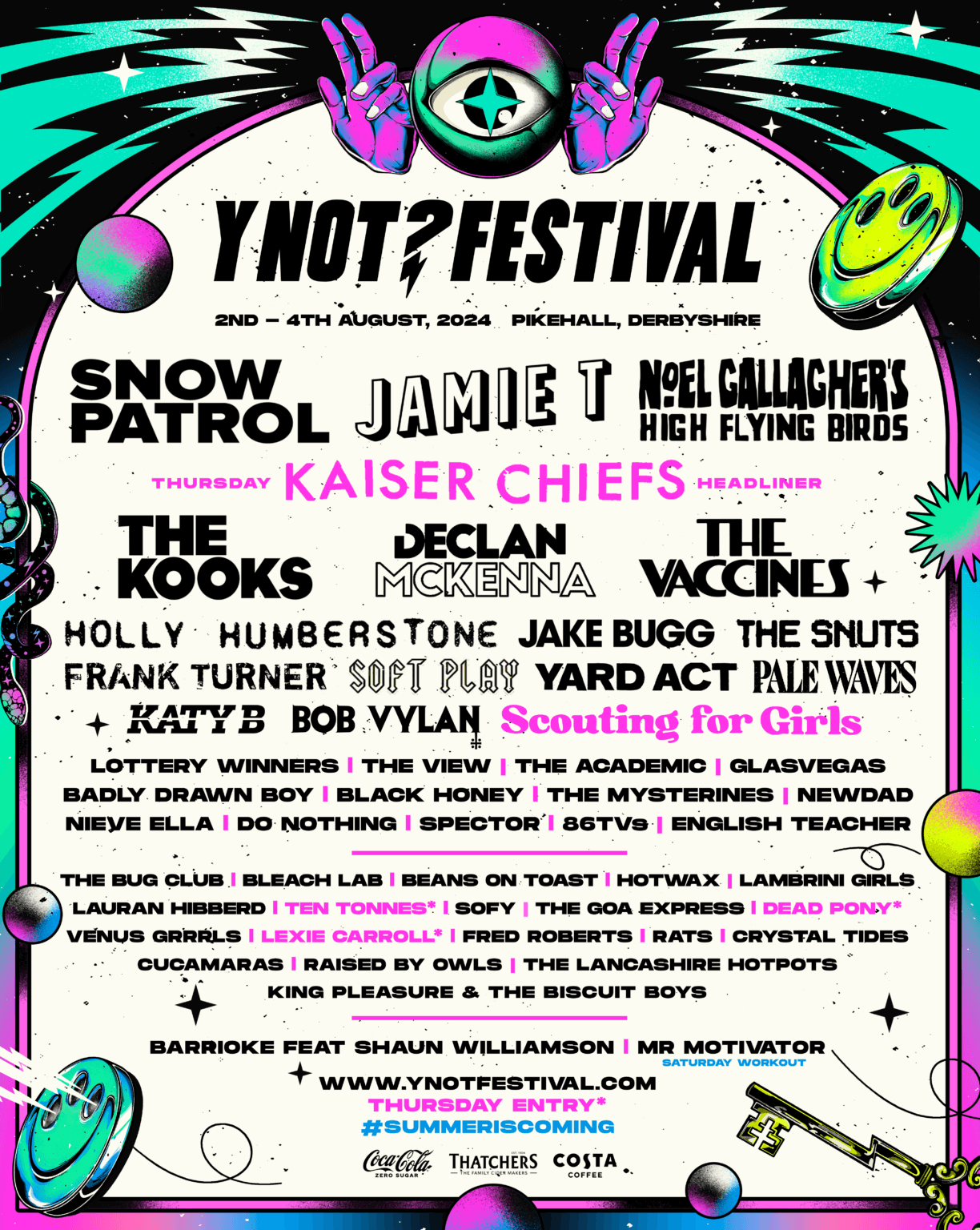 THE 2024 LINE UP IS HERE! - Y Not Festival